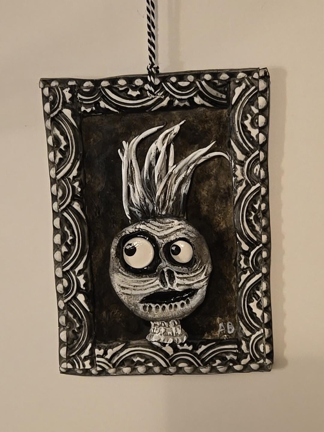 OOAK Creepy Oddity Dark Art Sculpted Monster Creature Wall Hanging ...