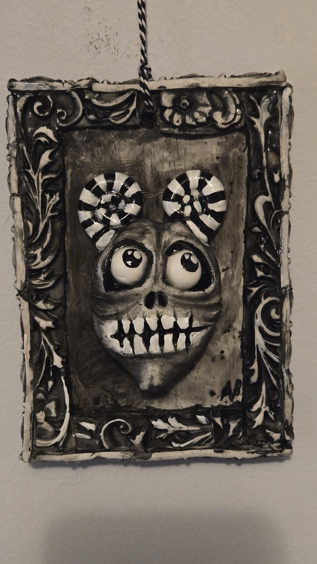 OOAK Creepy Oddity Dark Art Sculpted Monster Creature Wall Hanging ...