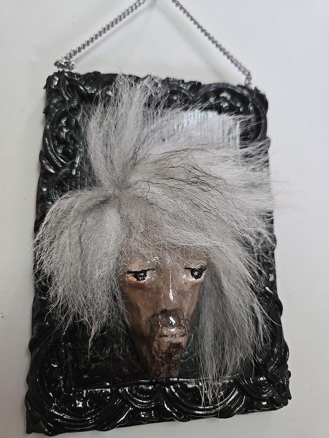 OOAK Creepy Oddity Dark Art Sculpt Old Hippie Rock & Roll Stoner ...
