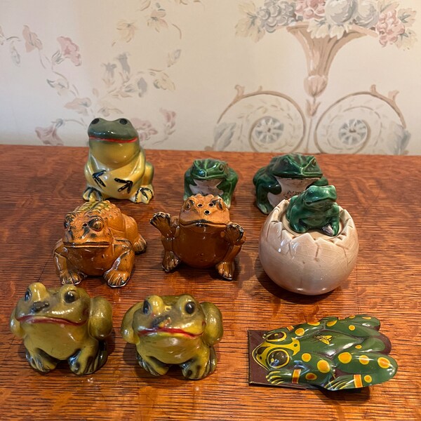 Ceramic Frogs - Etsy