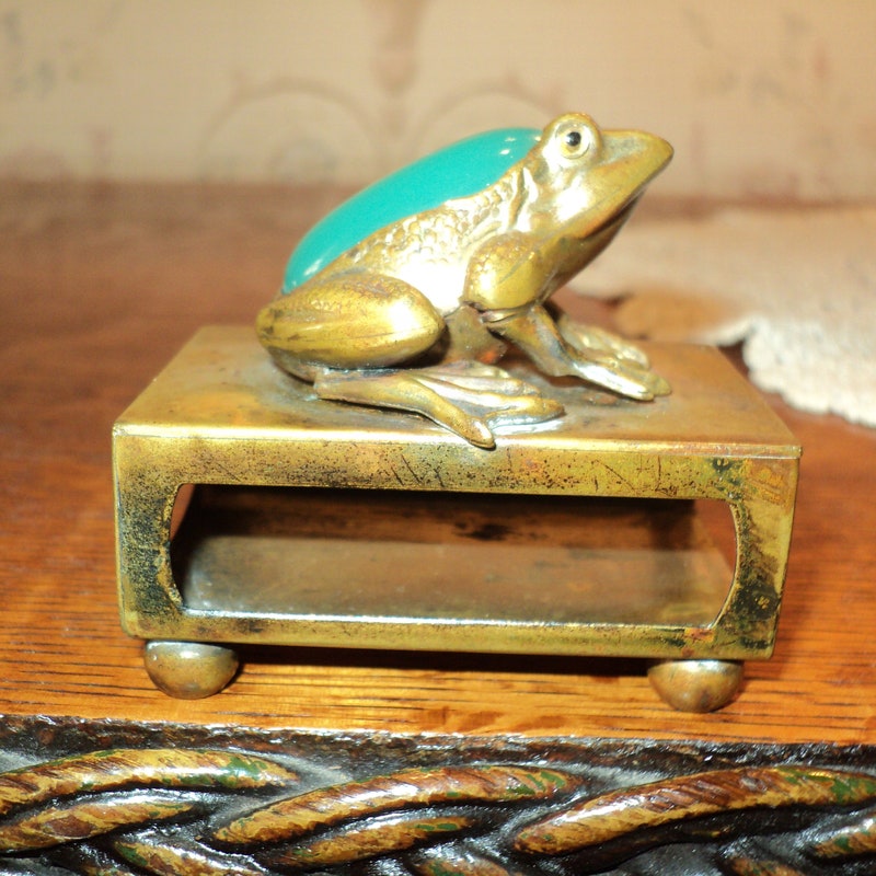Brass Frog - Etsy