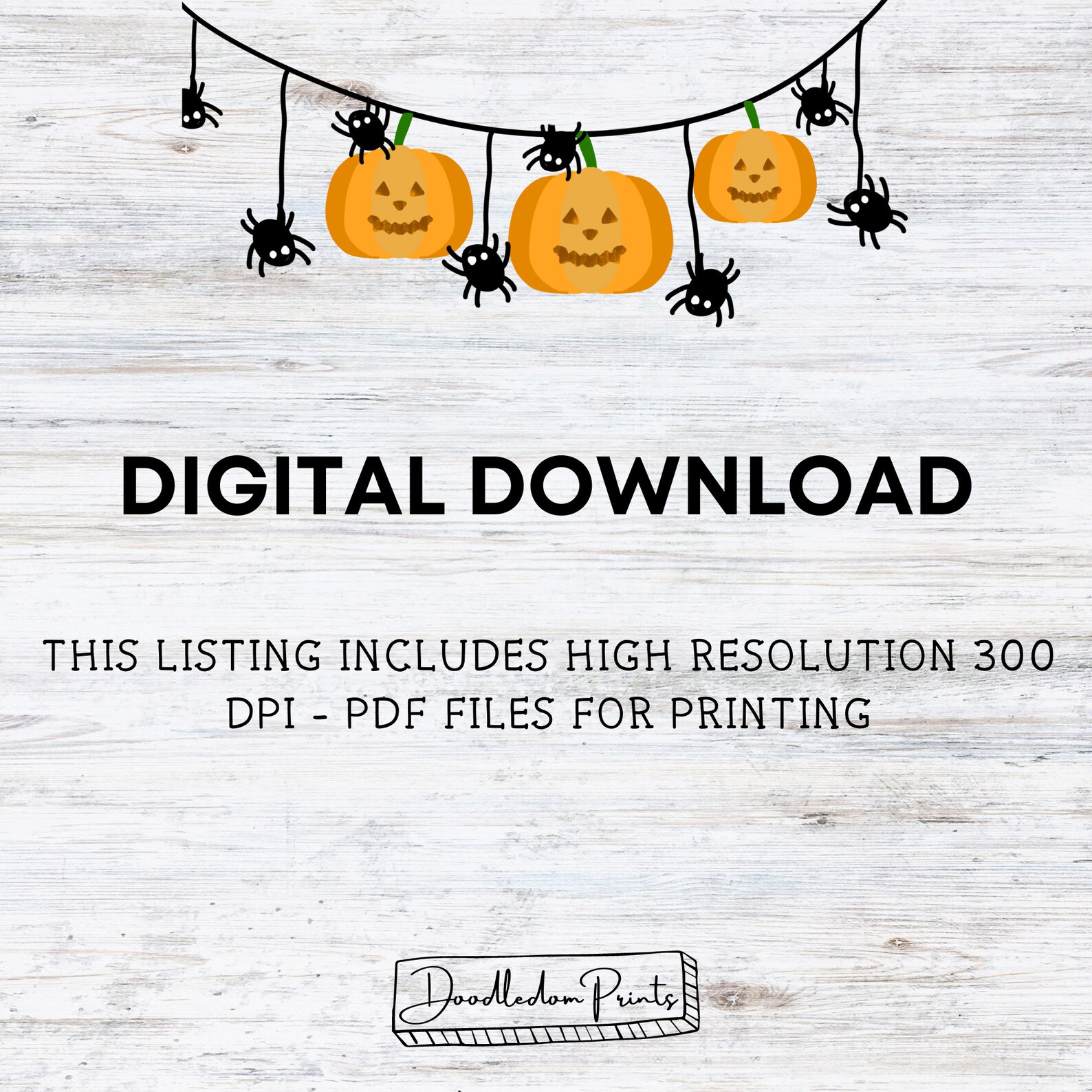 Printable Halloween Teddy Bear Bookmarks for Kids, PDF Instant Download ...