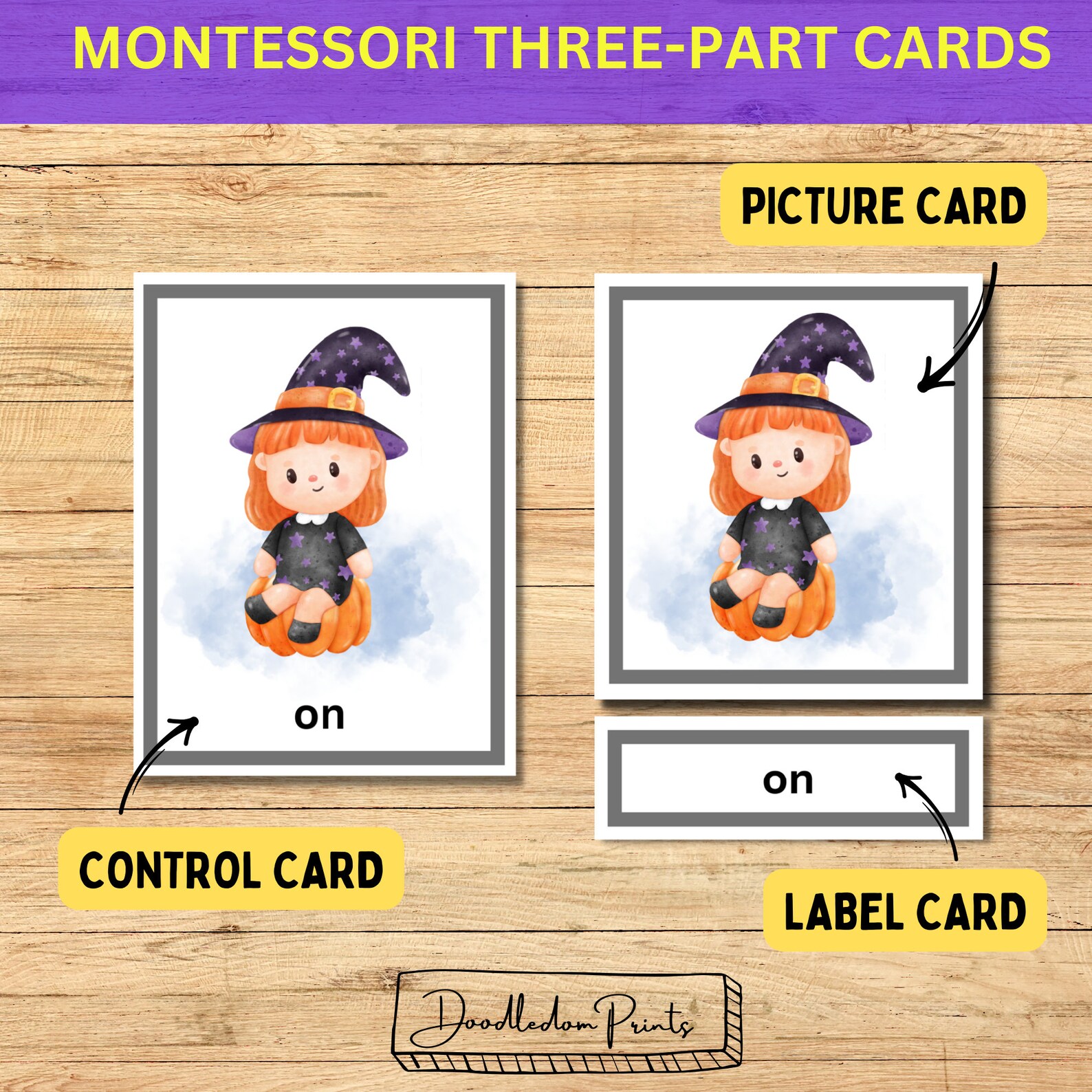 HALLOWEEN Preposition Activity, Fall Preposition Picture Cards ...