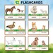 Farm Animal Mother and Baby Matching Cards, Farm Flashcards, Farm ...