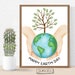 Earth Day Handprint Art, Preschool Earth Day Thumbprint Tree Craft ...