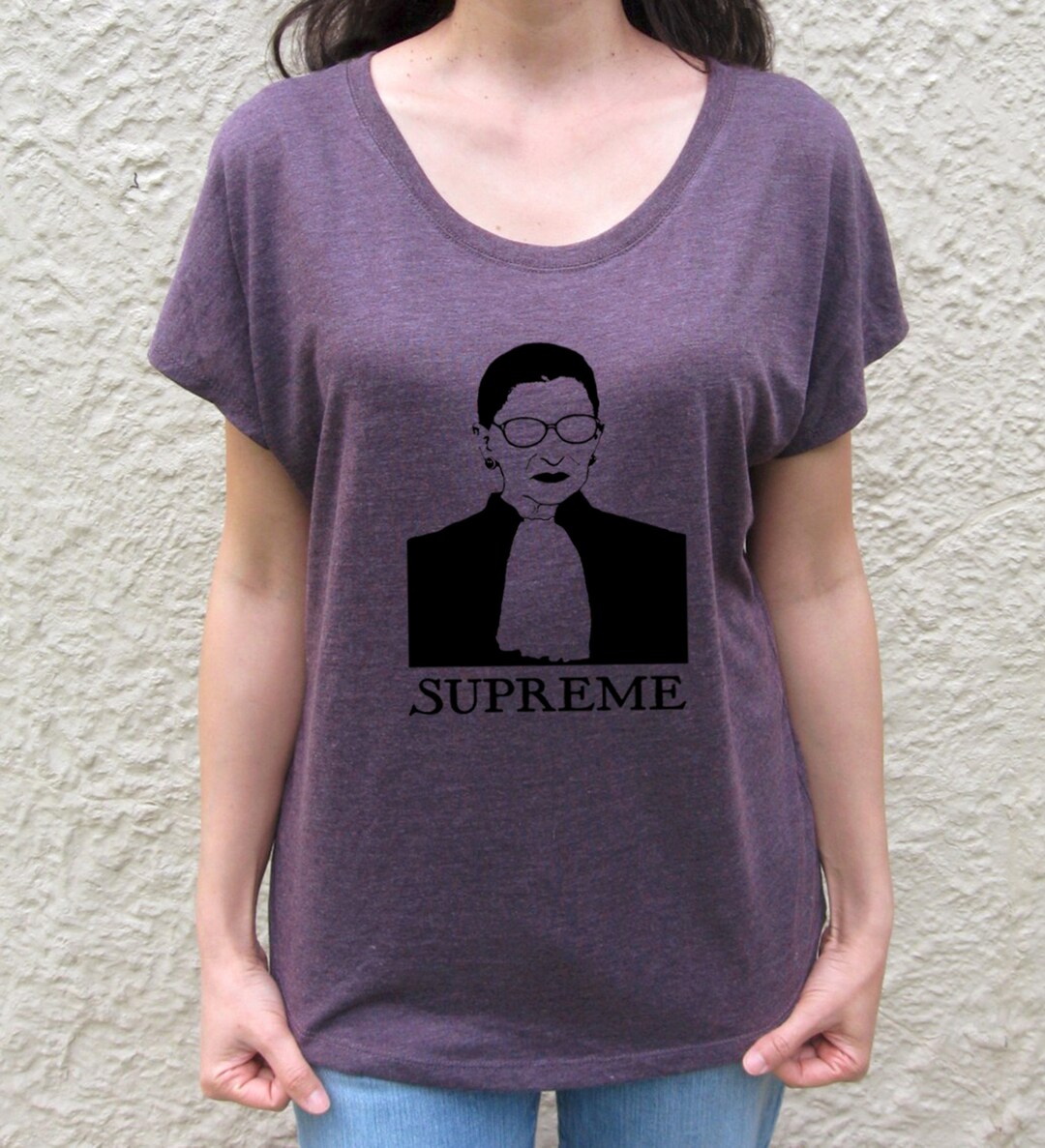 CLEARANCE Ruth Bader Ginsburg XS Tshirt Loose Dolman T Shirt, Supreme ...