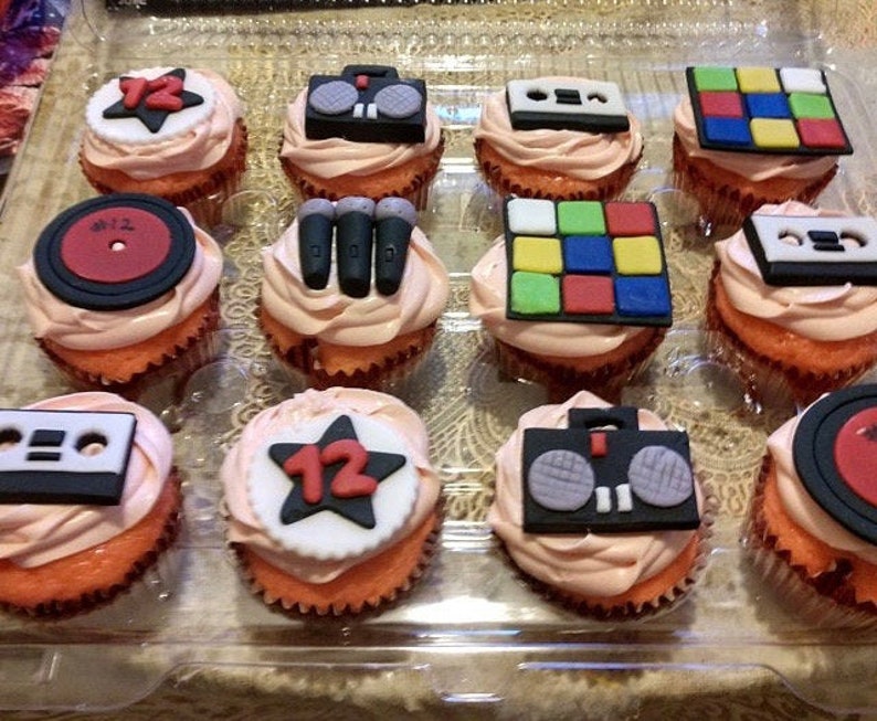12 Hip Hop Fondant Toppers Made by Fancytop Cupcake - Etsy
