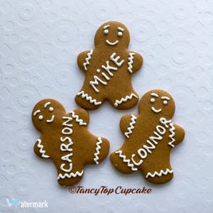 Gingerbread Cookies (personalized/ Individually Sold & Bagged) up to ...