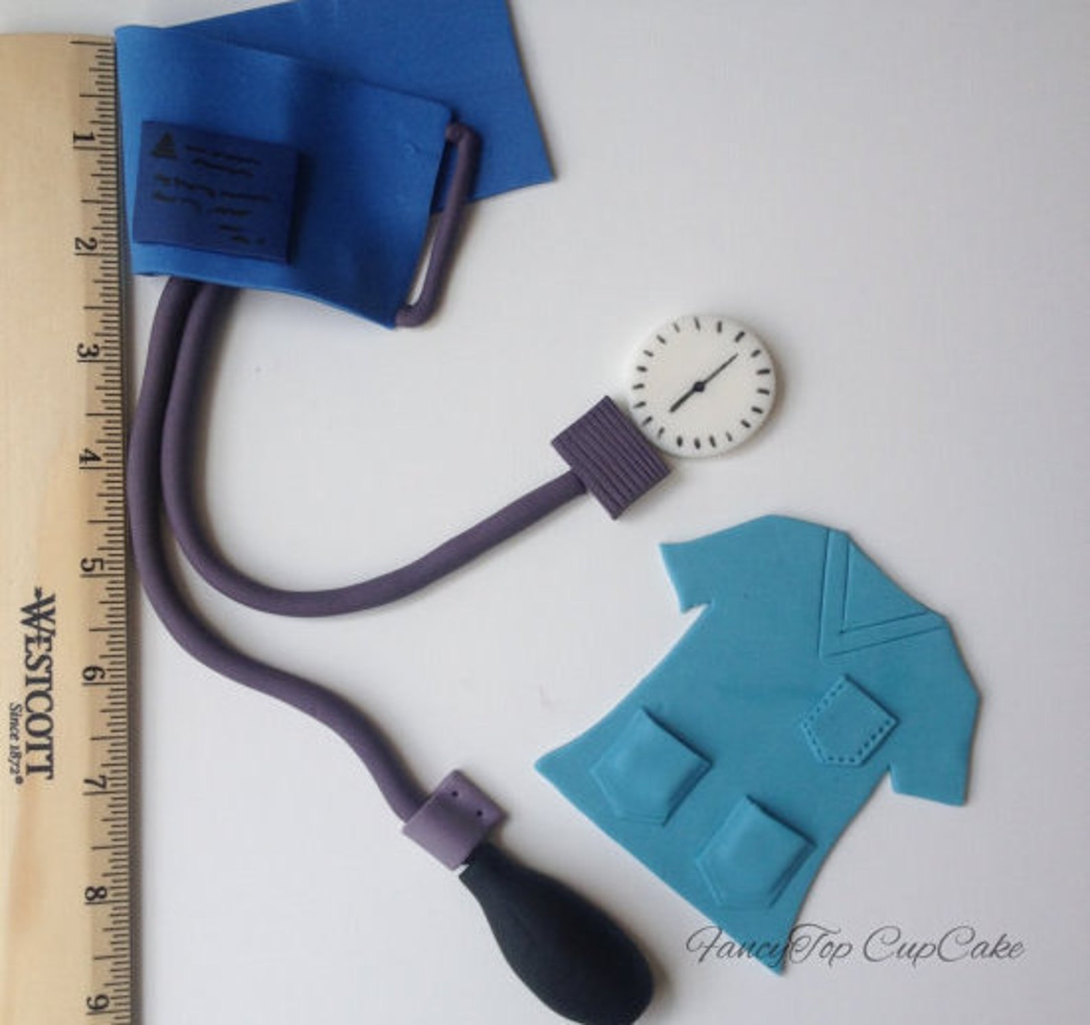 Doctor/nurse/pharmacist Themed Fondant Cake Topper Made by - Etsy