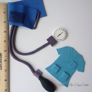 Doctor/nurse/pharmacist Themed Fondant Cake Topper Made by ...