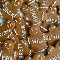 Postman Gingerbread Man Christmas Tree Personalised Decoration ...