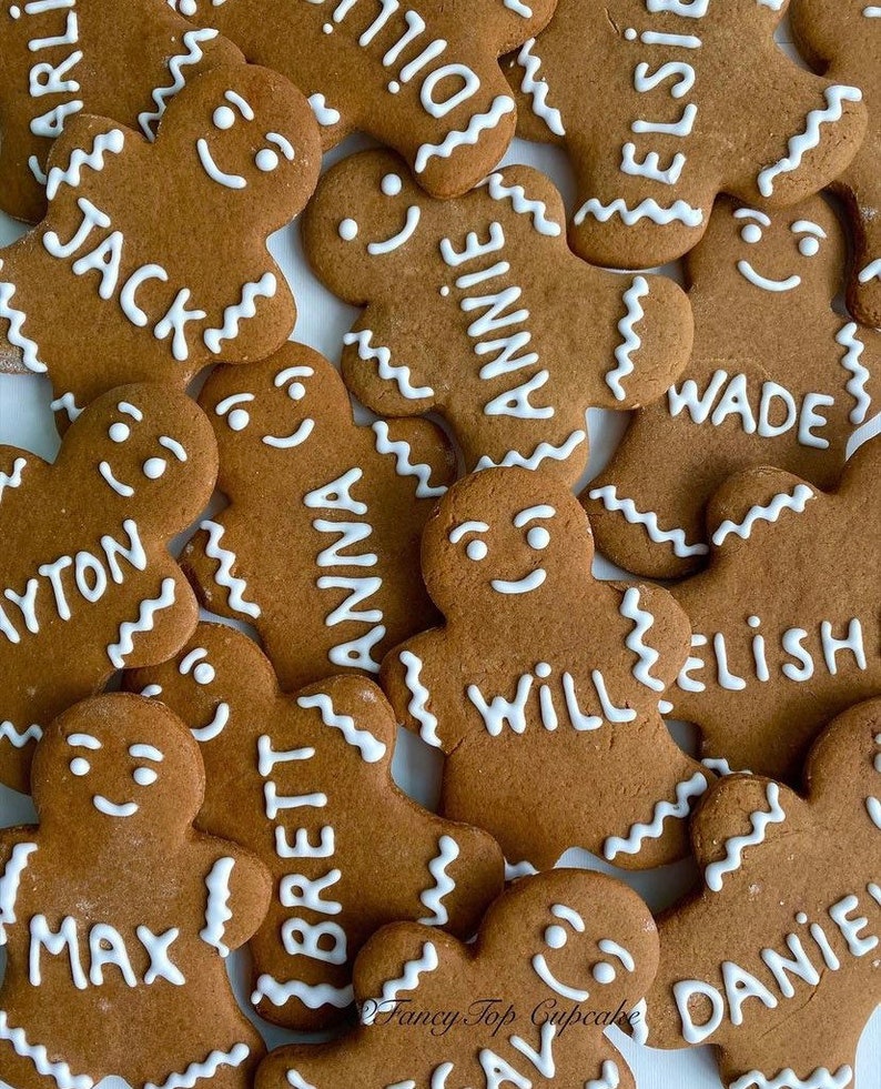 Gingerbread Cookies (personalized/ Individually Sold & Bagged) up to ...