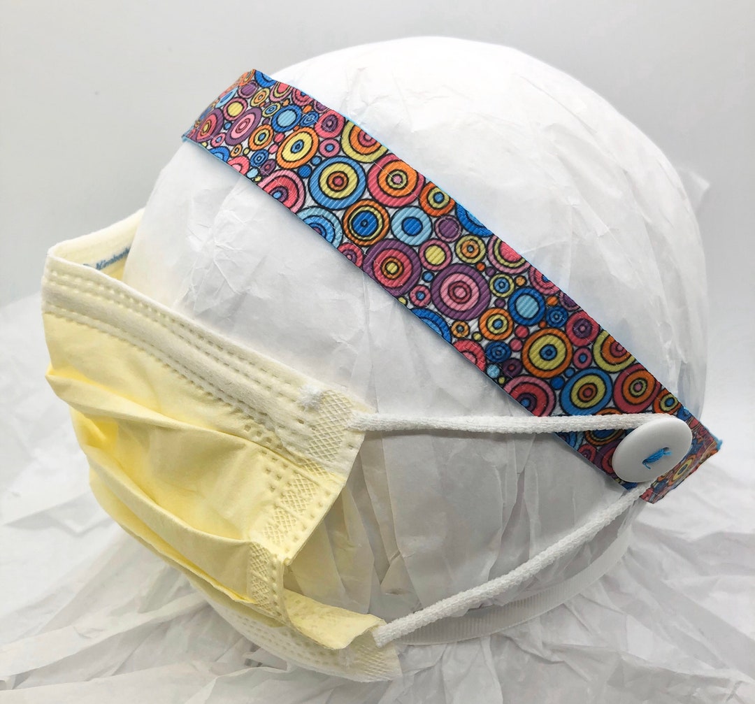 Button Headband- Mask Headband- Nurse Headband- Non Slip Headband ...