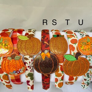 Thanksgiving Headband- Turkey Headband- Pumpkin Headband- Headbands for ...