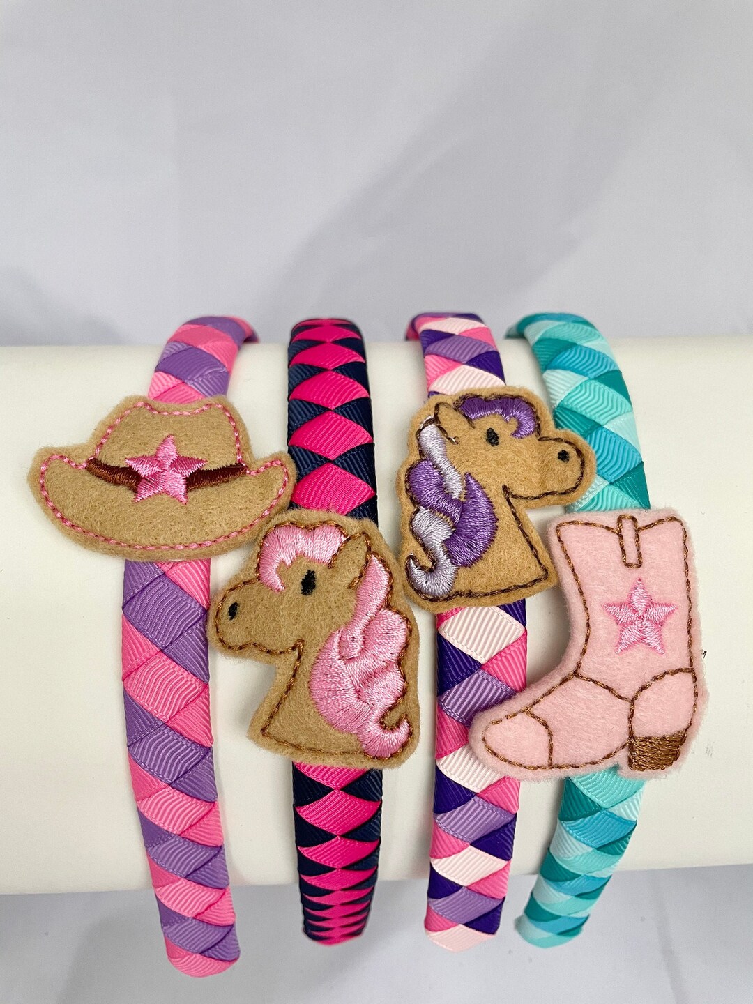 Horse Headband- Pony Headband-headbands for Girls- Cowgirl Cowboy- Boot ...