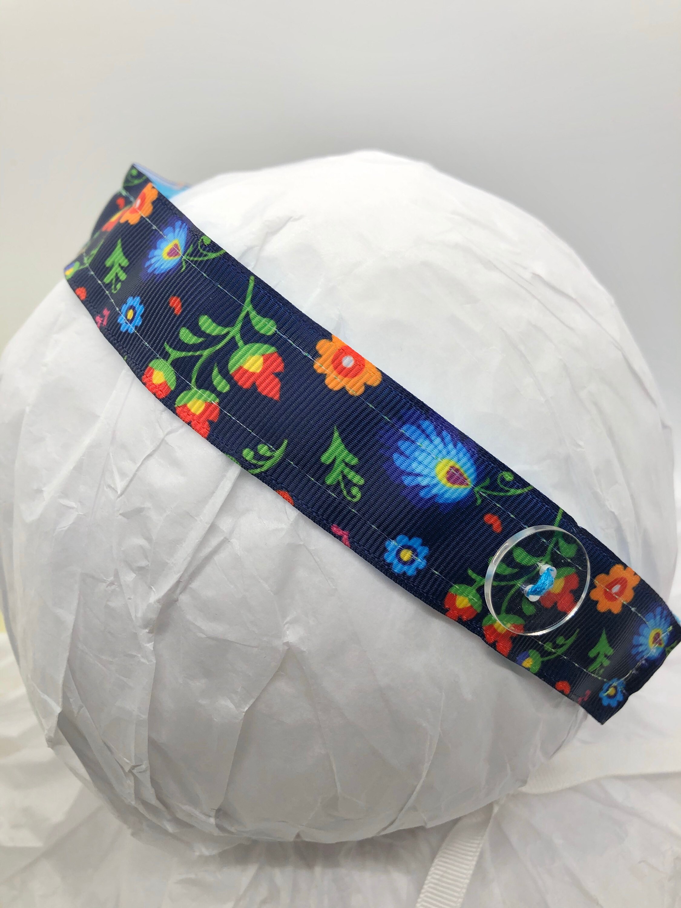 Button Headband- Mask Headband- Nurse Headband- Non Slip Headband ...