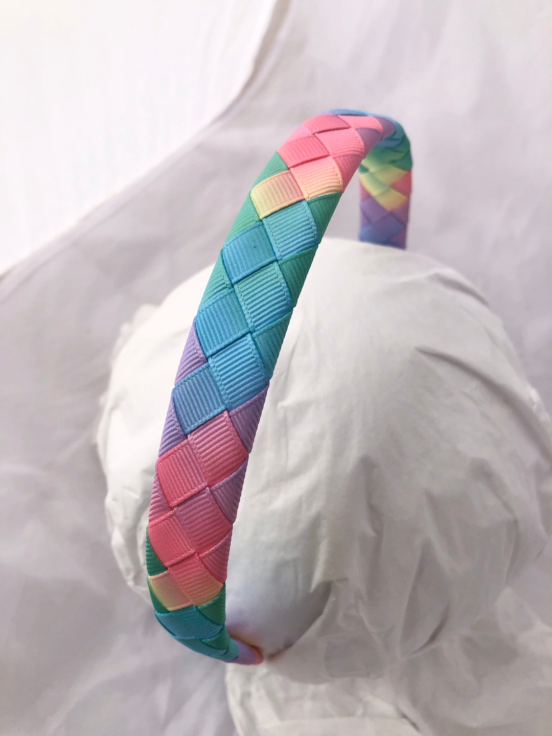 Ombre Headband- Pastel Headband- Rainbow Headband- Wide Headband Women ...