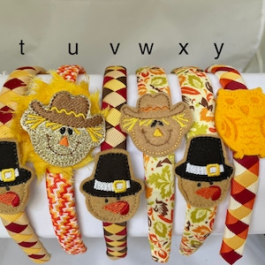 Thanksgiving Headband- Turkey Headband- Pumpkin Headband- Headbands for ...