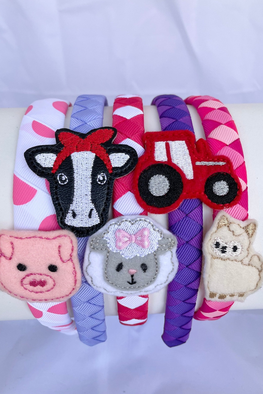 Farm Headband for girls party gift hair accessories sheep cow chicken ...