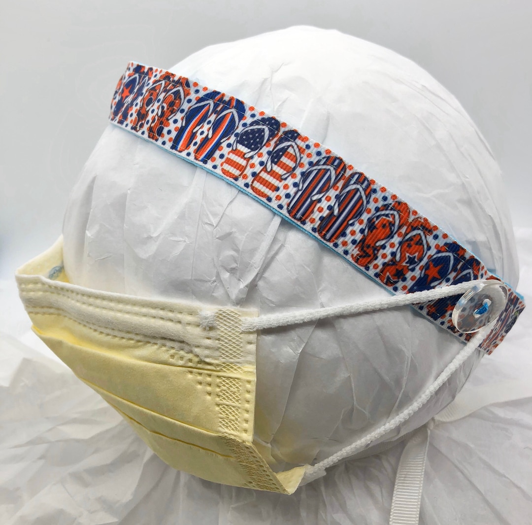 Button Headband for Masks- Ear Saver for Face Masks- Nurse Headband ...