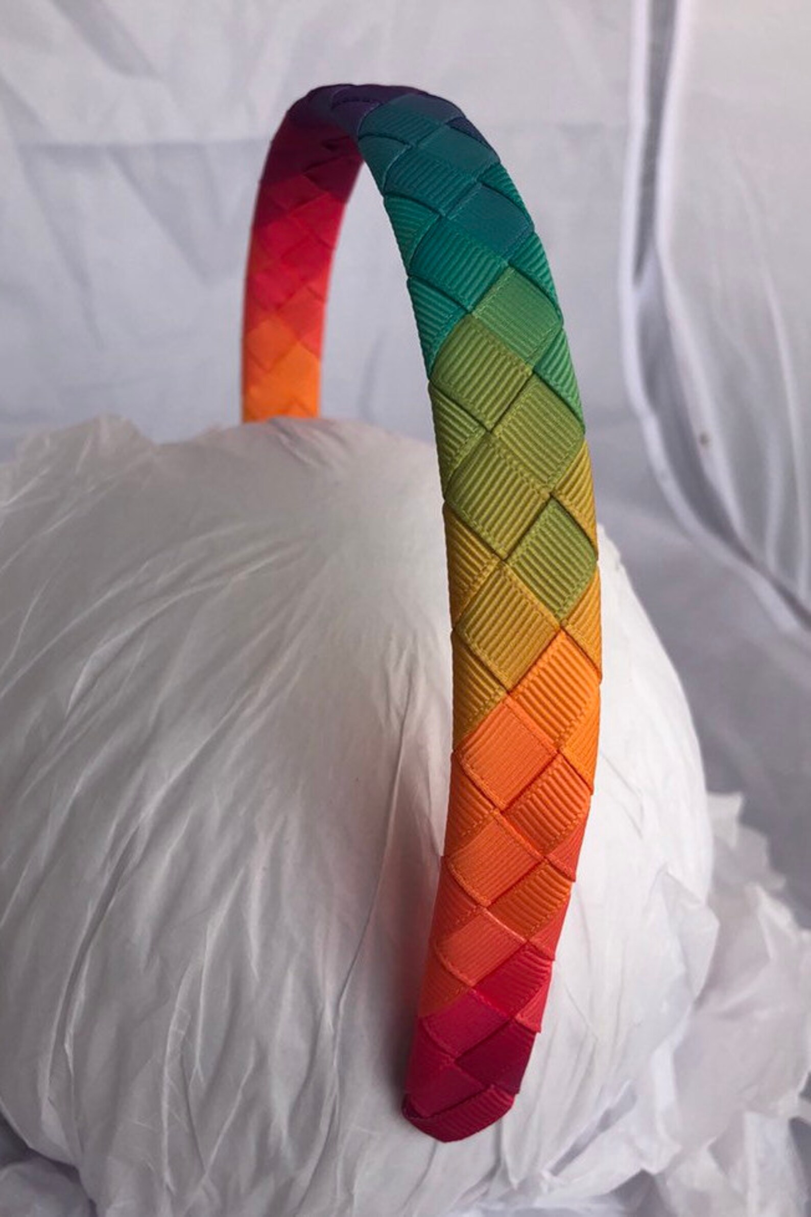 Ombre Headband Rainbow Headband Wide Headband Women | Etsy