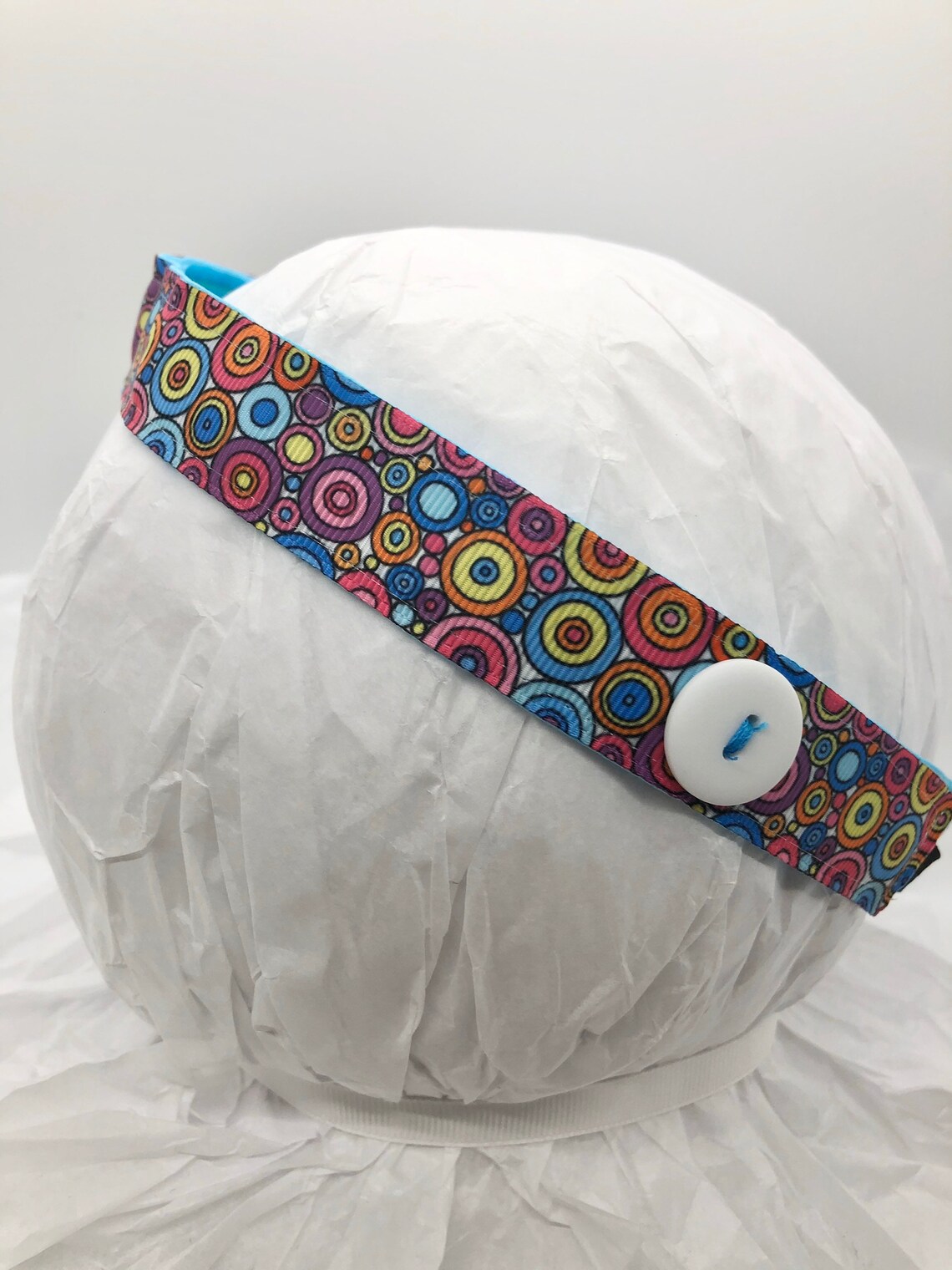Button Headband- Mask Headband- Nurse Headband- Non Slip Headband ...