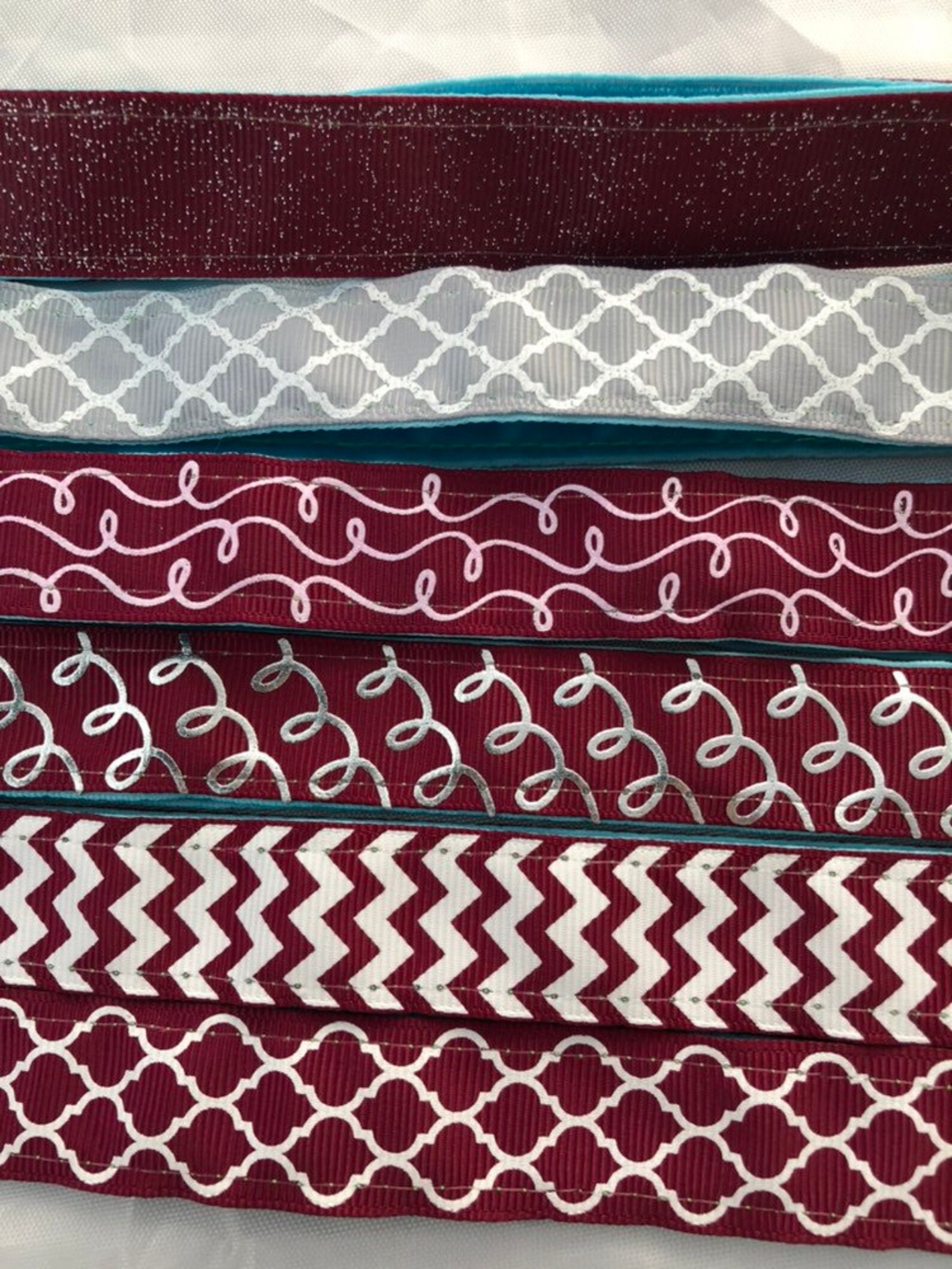 Maroon Chevron Stretch School Uniform Non Slip Headband - Etsy