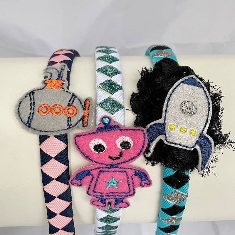 Robot Headband - Etsy