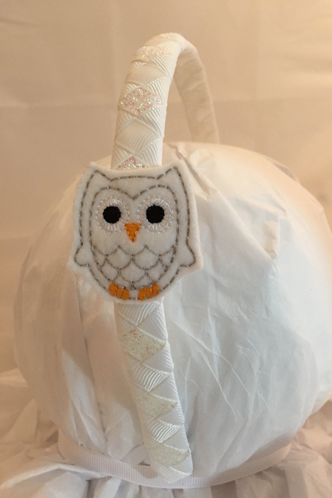 Owl headband snowy owl headbands for girls headband for | Etsy