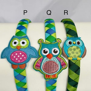 Owl Headband- Headbands for Girls- Maroon Owl- Snowy Owl- Wizard Owl ...