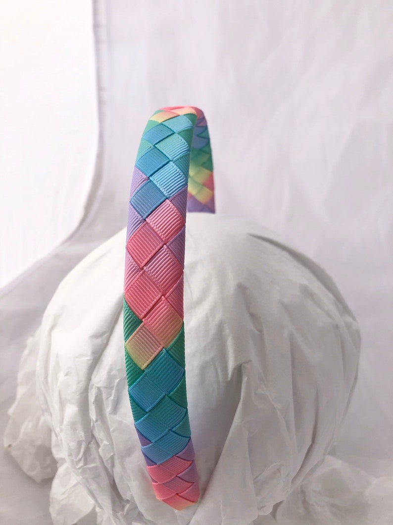 Ombre Headband Pastel Headband Rainbow Headband Wide | Etsy
