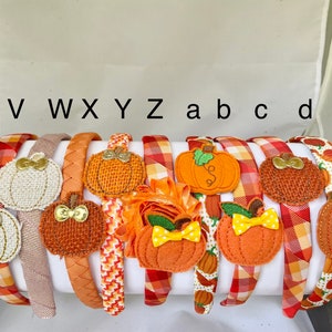 Thanksgiving Headband- Turkey Headband- Pumpkin Headband- Headbands for ...