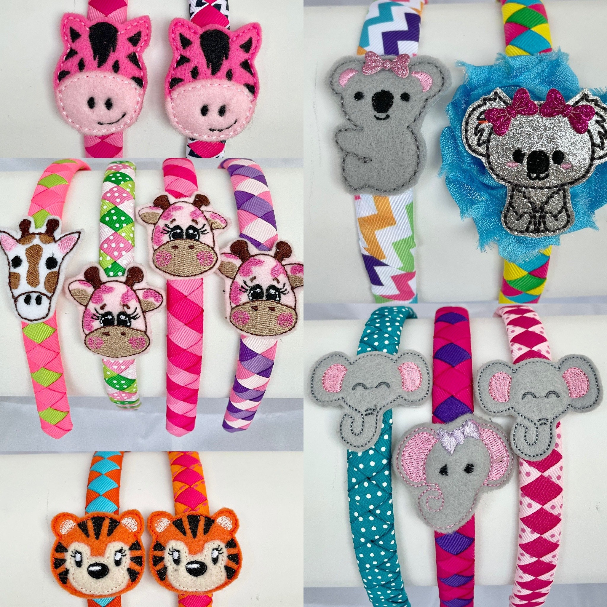 Koala Headband giraffe elephant headbands for girls zoo - Etsy.de