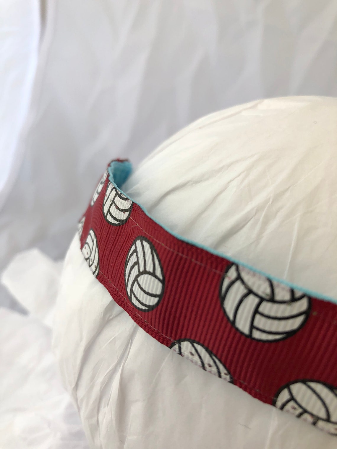 Volleyball headband maroon non slip Athletic sport elastic | Etsy