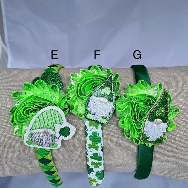 Shamrock Headband - Etsy