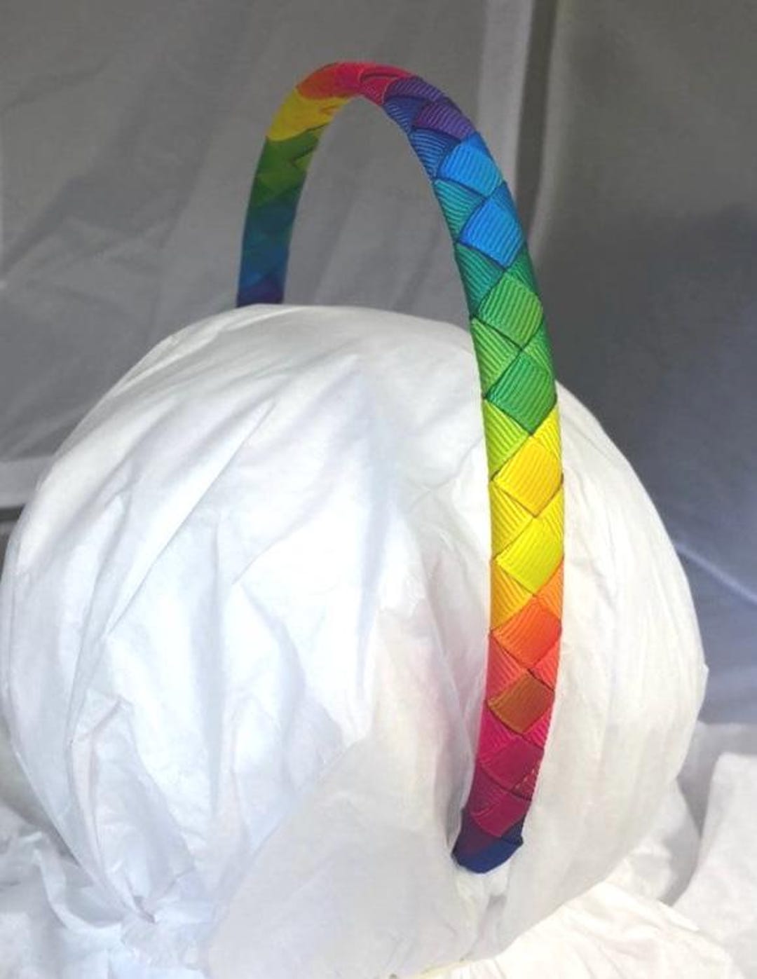 Ombre Headband- Rainbow Headband- Narrow Headband- Rainbow Birthday ...