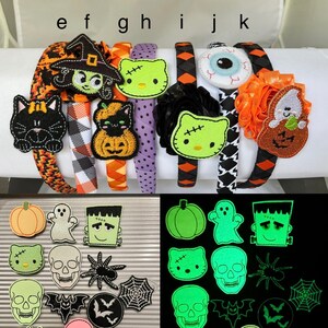 Halloween Headband- Headbands for Girls- Headband for Women- Glow in ...