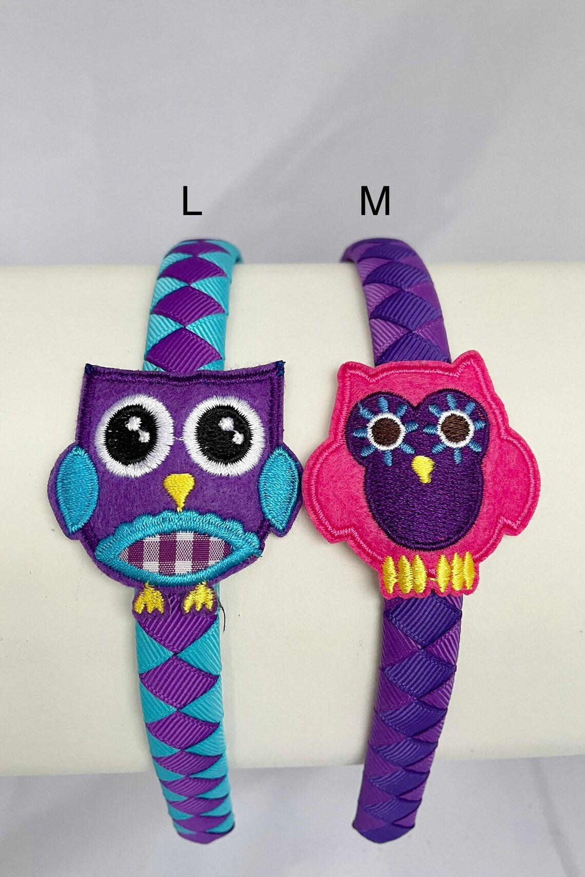 Owl Headband headbands for girls maroon owl snowy owl | Etsy