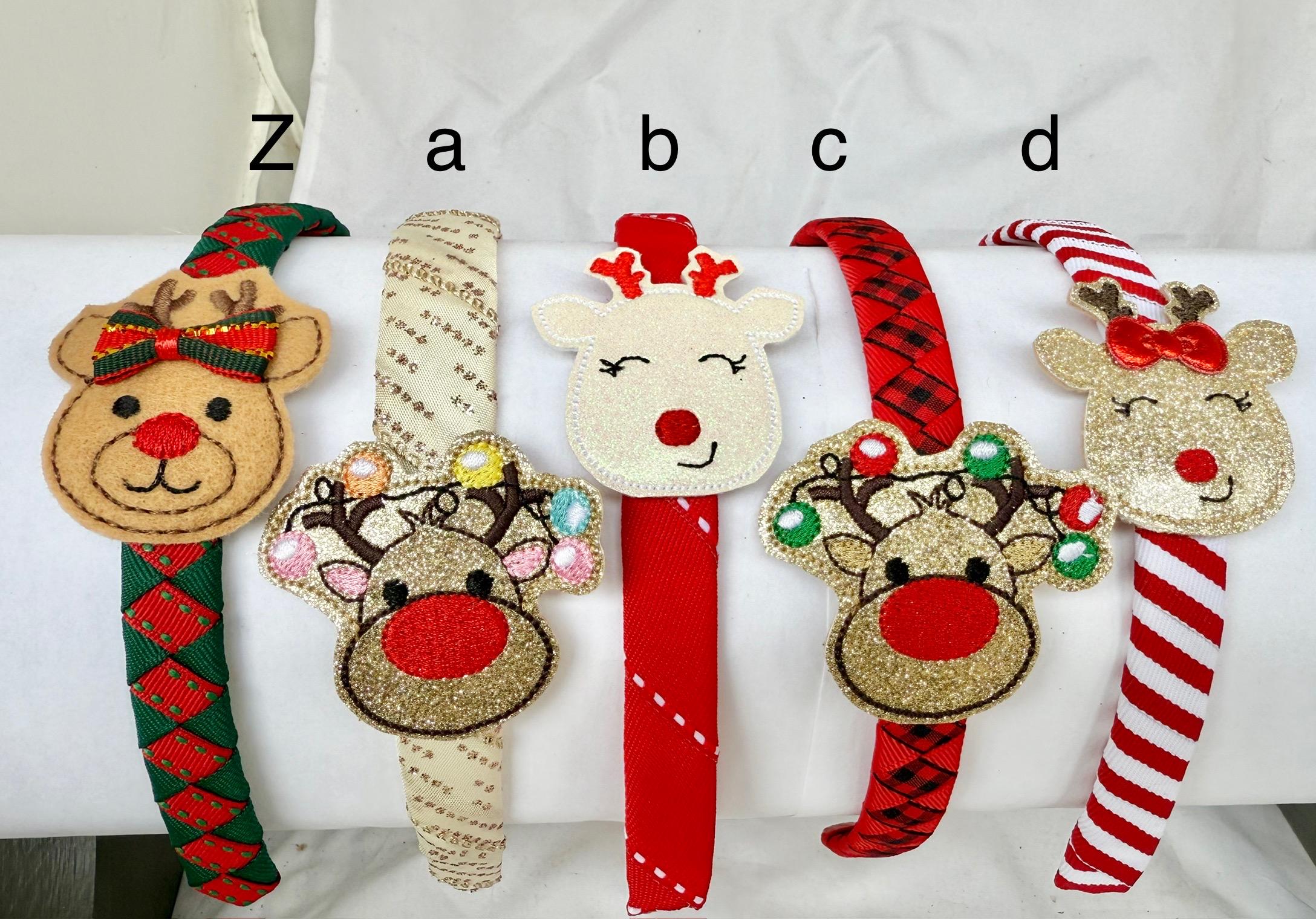 Christmas Headband- Plaid Headband- Santa Headband- Headband for Women ...