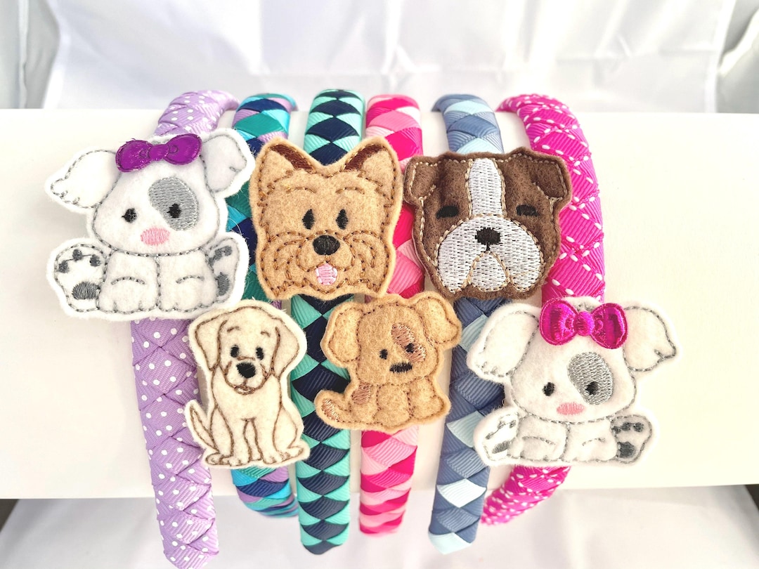 Puppy Headband- Dog Headband- Headbands for Girls- Headband for Women ...