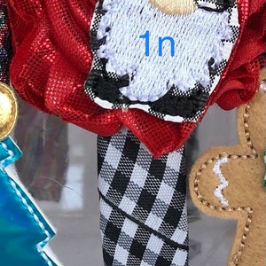 Christmas Headband Plaid Headband Santa Headband Headband for Women ...