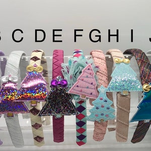 Christmas Headband Plaid Headband Santa Headband Headband for Women ...