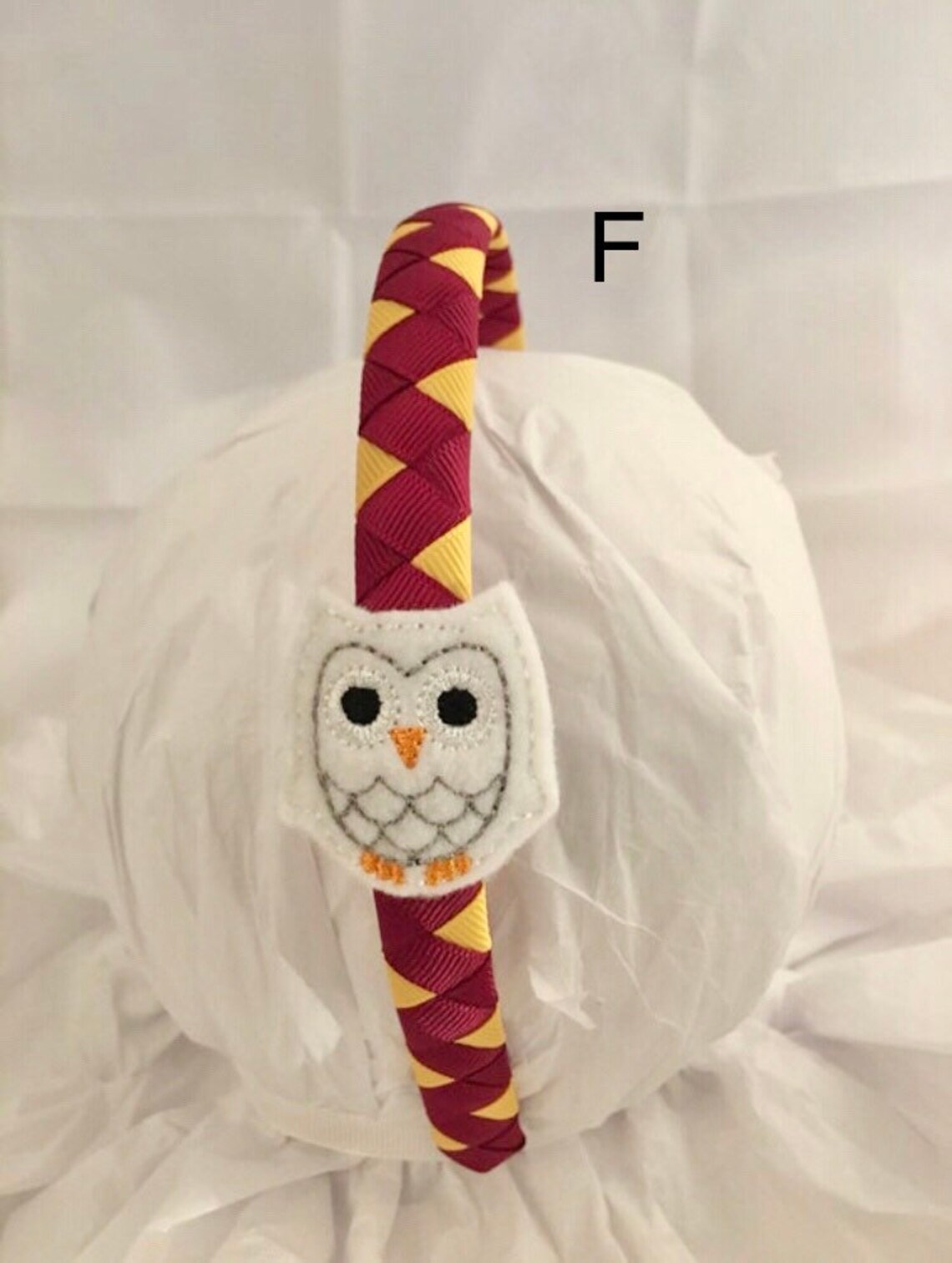 Owl Headband- Snowy Owl- Headbands for Girls- Headband for Women- White ...