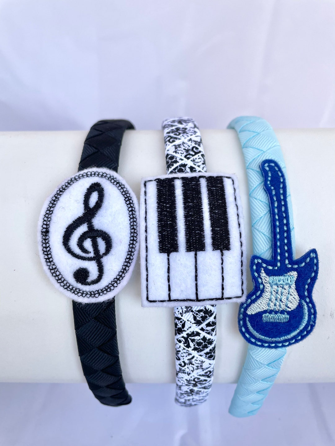 Music Note Headband Guitar Piano Orchestra Treble Clef Women Music ...
