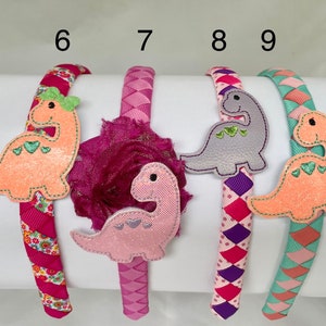 Dinosaur Headband- Headbands for Girls- Brontosaurus- Triceratops- T ...