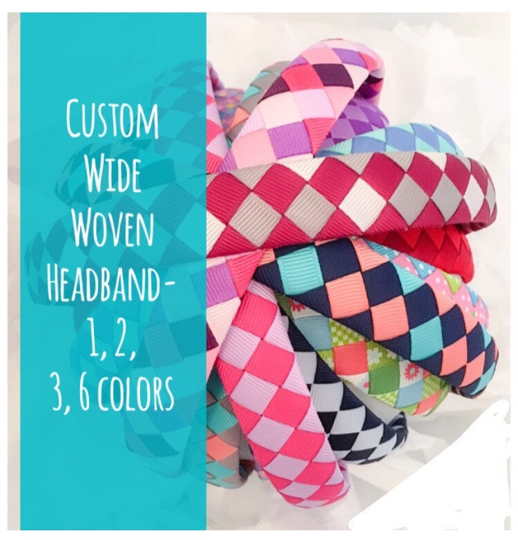 Wide Headband- Custom Headband- Headbands for Girls- Headband for Women ...