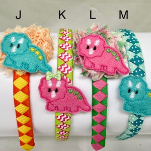 Dinosaur Headband- Headbands for Girls- Brontosaurus- Triceratops- T ...