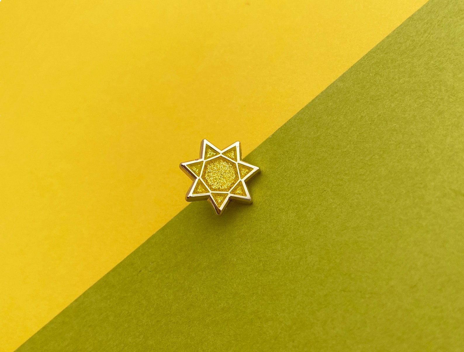 Glitter Sun Mini Enamel Pin // Hard Enamel Pin Gold Plated | Etsy