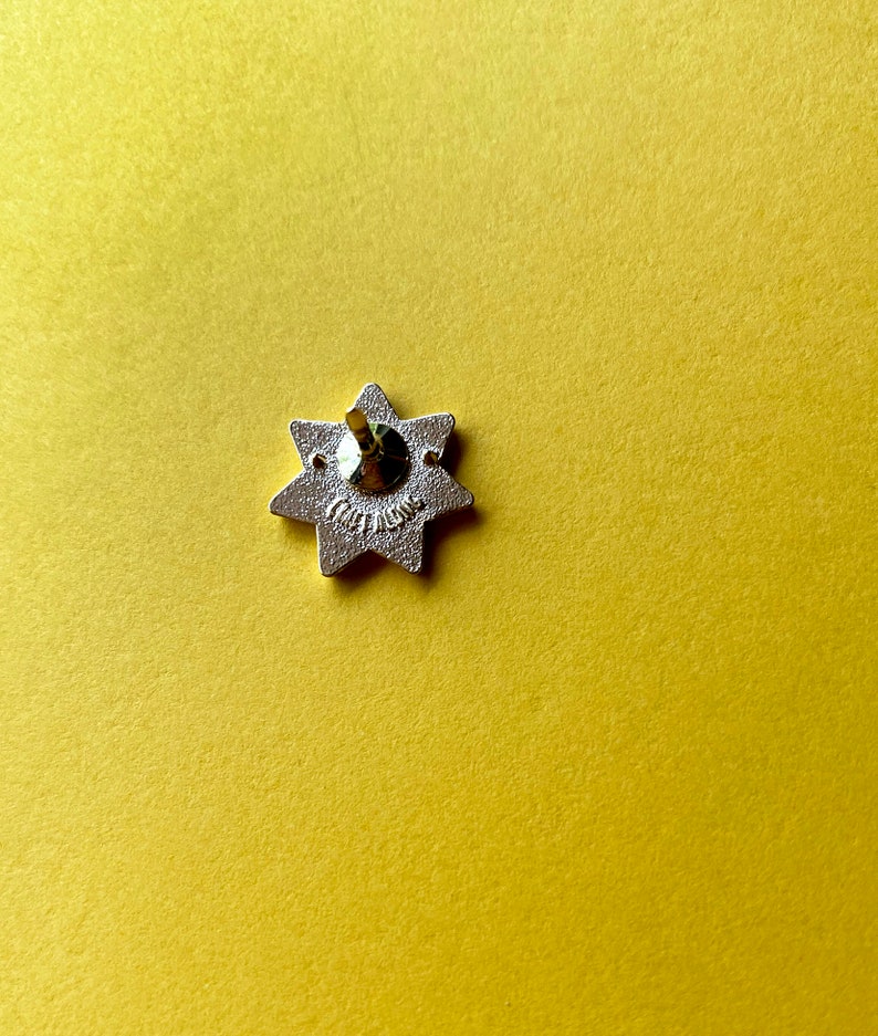 Glitter Sun Mini Enamel Pin // Hard Enamel Pin Gold Plated | Etsy