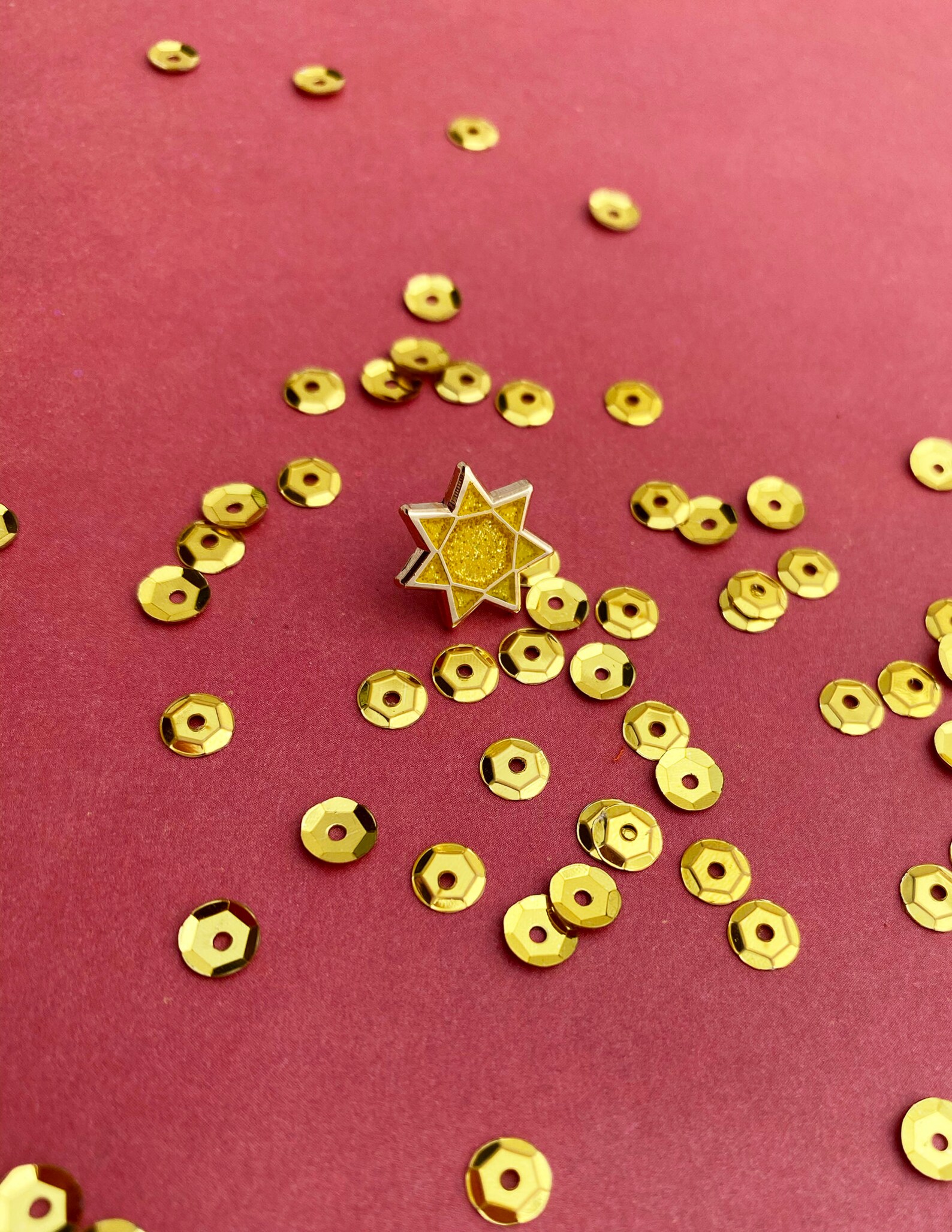 Glitter Sun Mini Enamel Pin // Hard Enamel Pin Gold Plated | Etsy